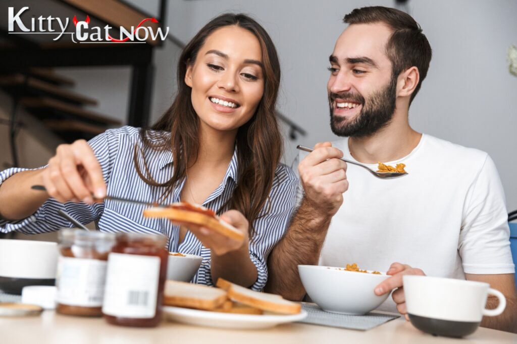 Tits and Toast to Get Your Birthday Started - Kitty Cat Now